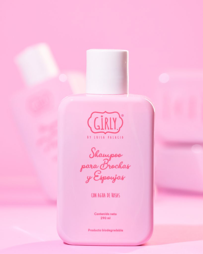 shampoo para brochas y esponjas girly - Vero Makeup
